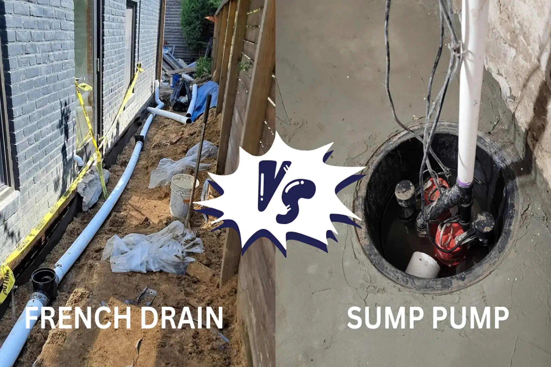 French Drain Vs Sump Pump: Key Differences, Costs, And How To Choose ...